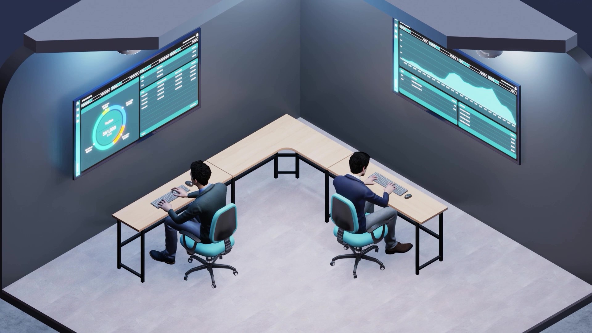 Enerji İzleme ve Yönetimi - İzometrik 3D Animasyon - Pukka Creative